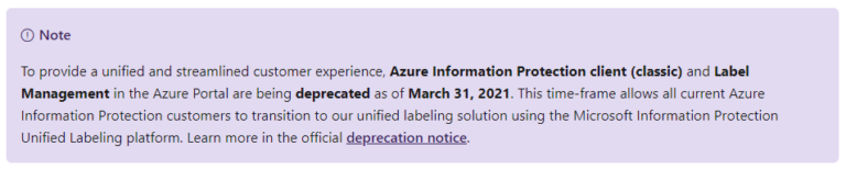 Unified Label Store in M365 Government Community Cloud – May 2020 ...